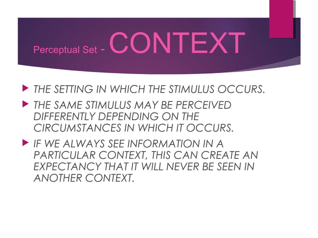 Perceptualset+introduction to learning-Mili Aggarwal | PPT