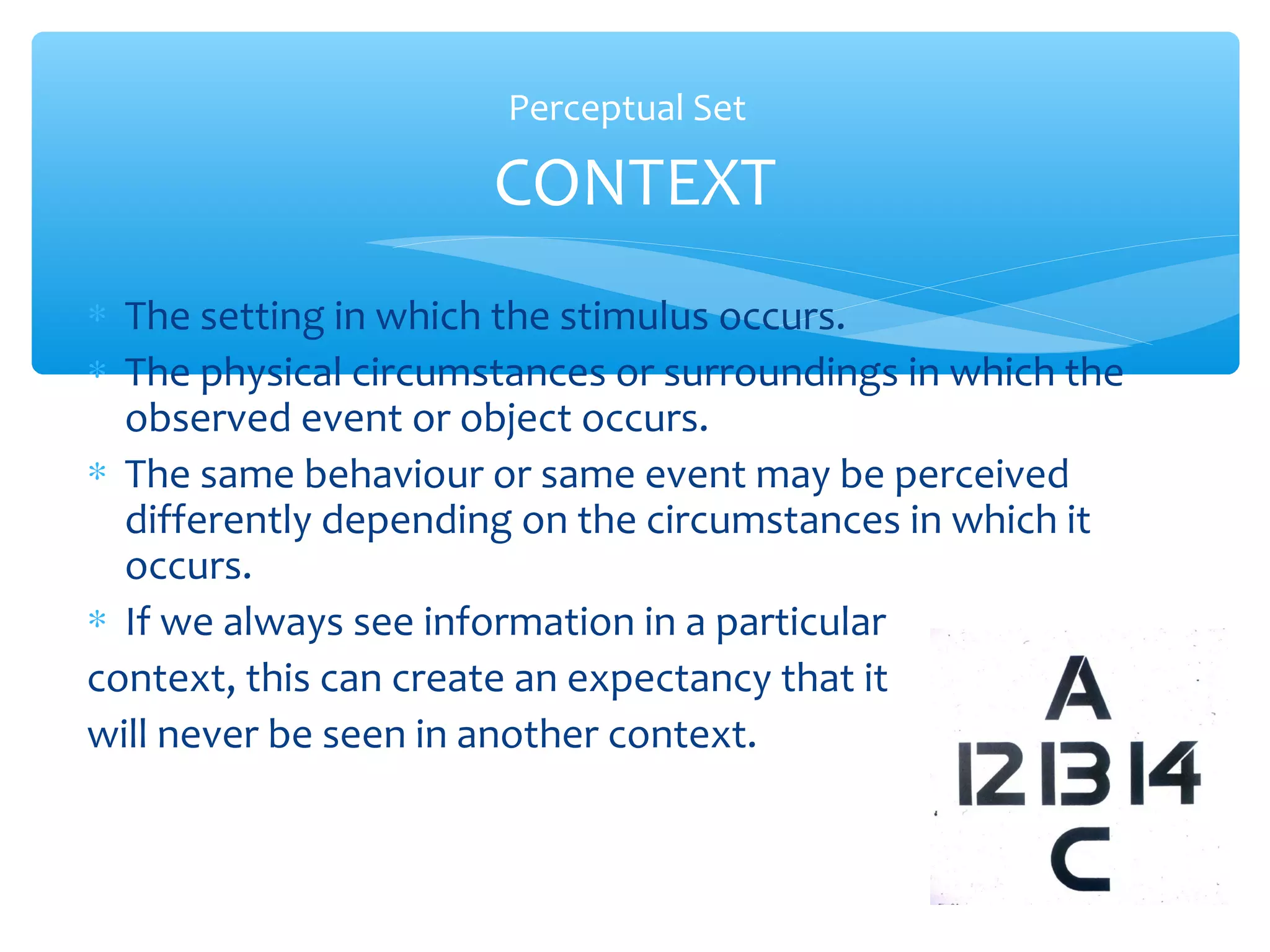 Perceptual set and illusions 2013 | PPT