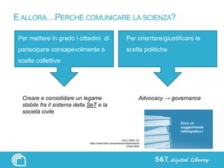 CIBR2014 - Perché comunicare la scienza | PPTX