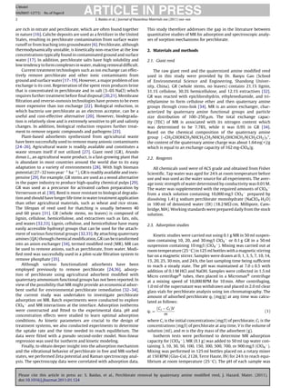 Perchlorate Removal from Contaminated Water | PDF