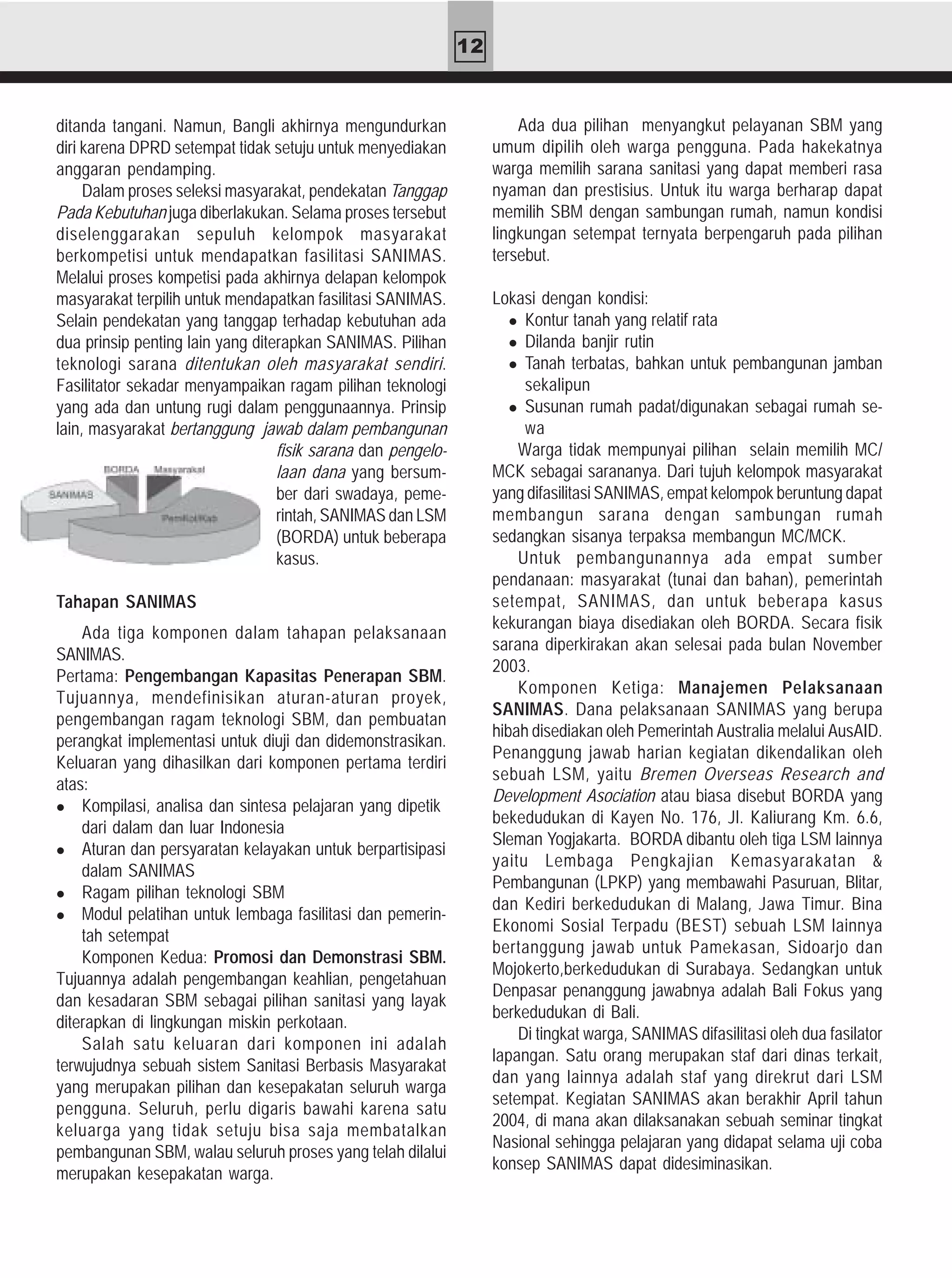 Majalah Air Minum dan Penyehatan Lingkungan 'PERCIK' Edisi II Oktober 2003 | PDF
