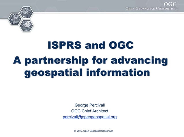 OGC standards relevant to ISPRS | PPTX