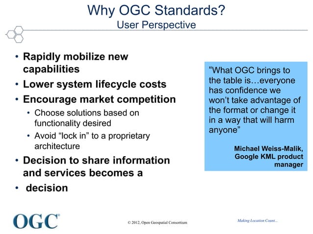 OGC standards relevant to ISPRS | PPT | Free Download