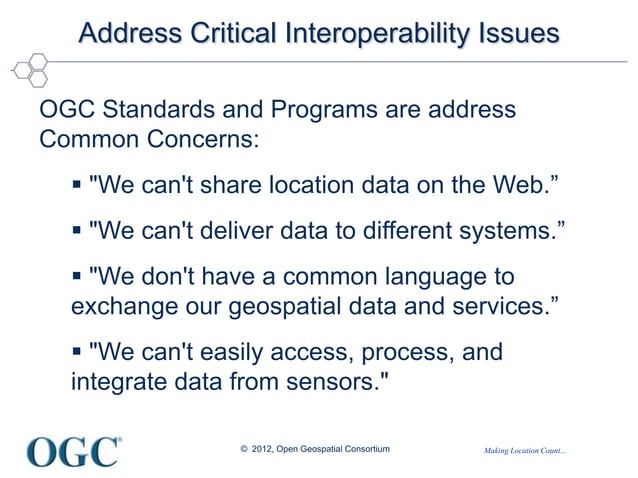 OGC standards relevant to ISPRS | PPT | Free Download