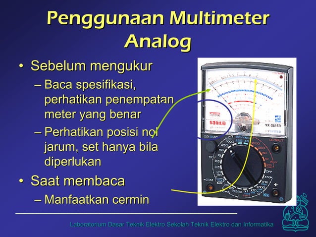 percobaan menggunakan alat ukur listrik1 | PPT