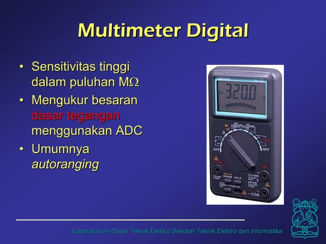 percobaan menggunakan alat ukur listrik1 | PPT