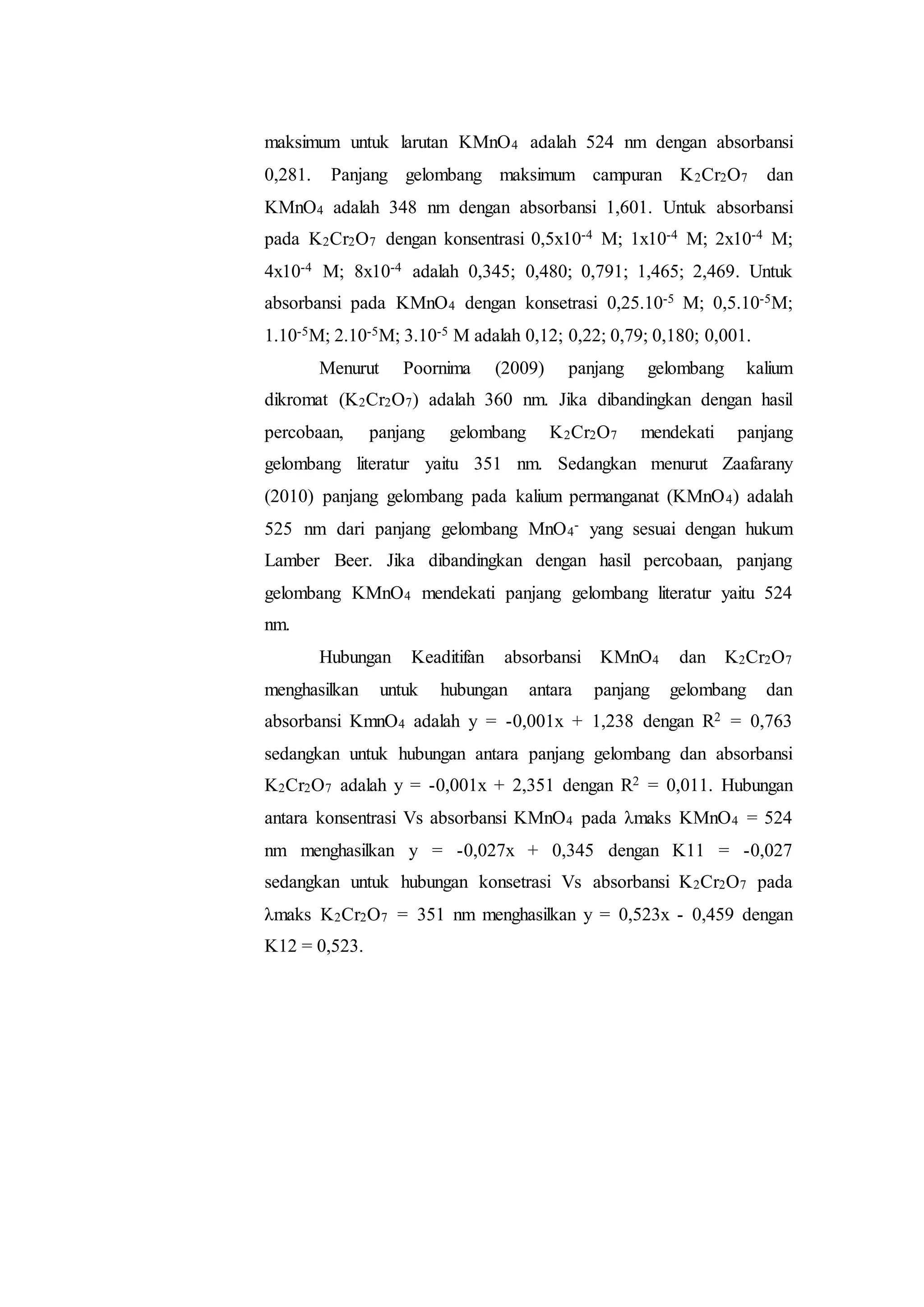 laporan anaisis spektroskopi percobaan 2 | DOCX