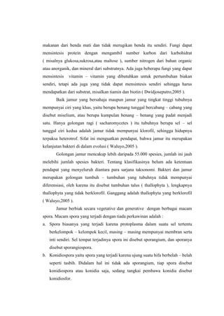 Percobaan 9 ( pengamatan jamur mikroskopis) | PDF