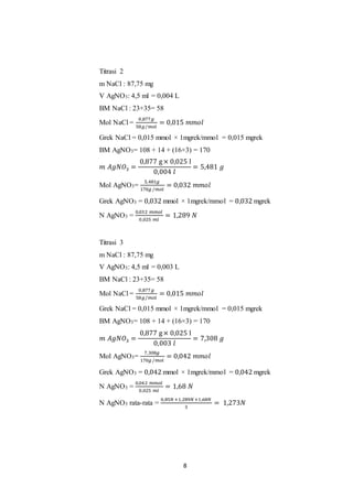 Laporan praktikum titrasi argentometri.doc