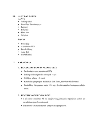 Percobaan III | DOCX