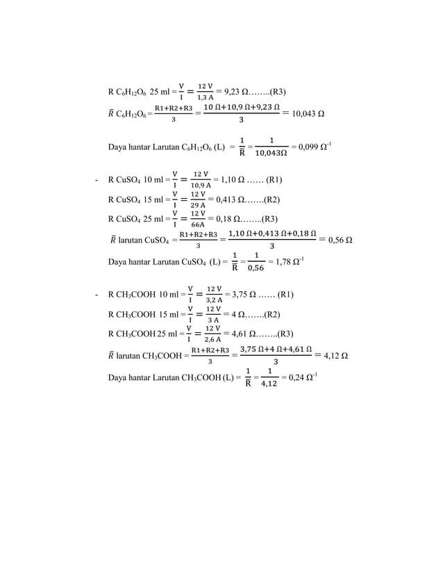laporan daya hantar listrik larutan elektrolit dna non elektrolit | DOCX