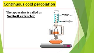 Percolation Extraction