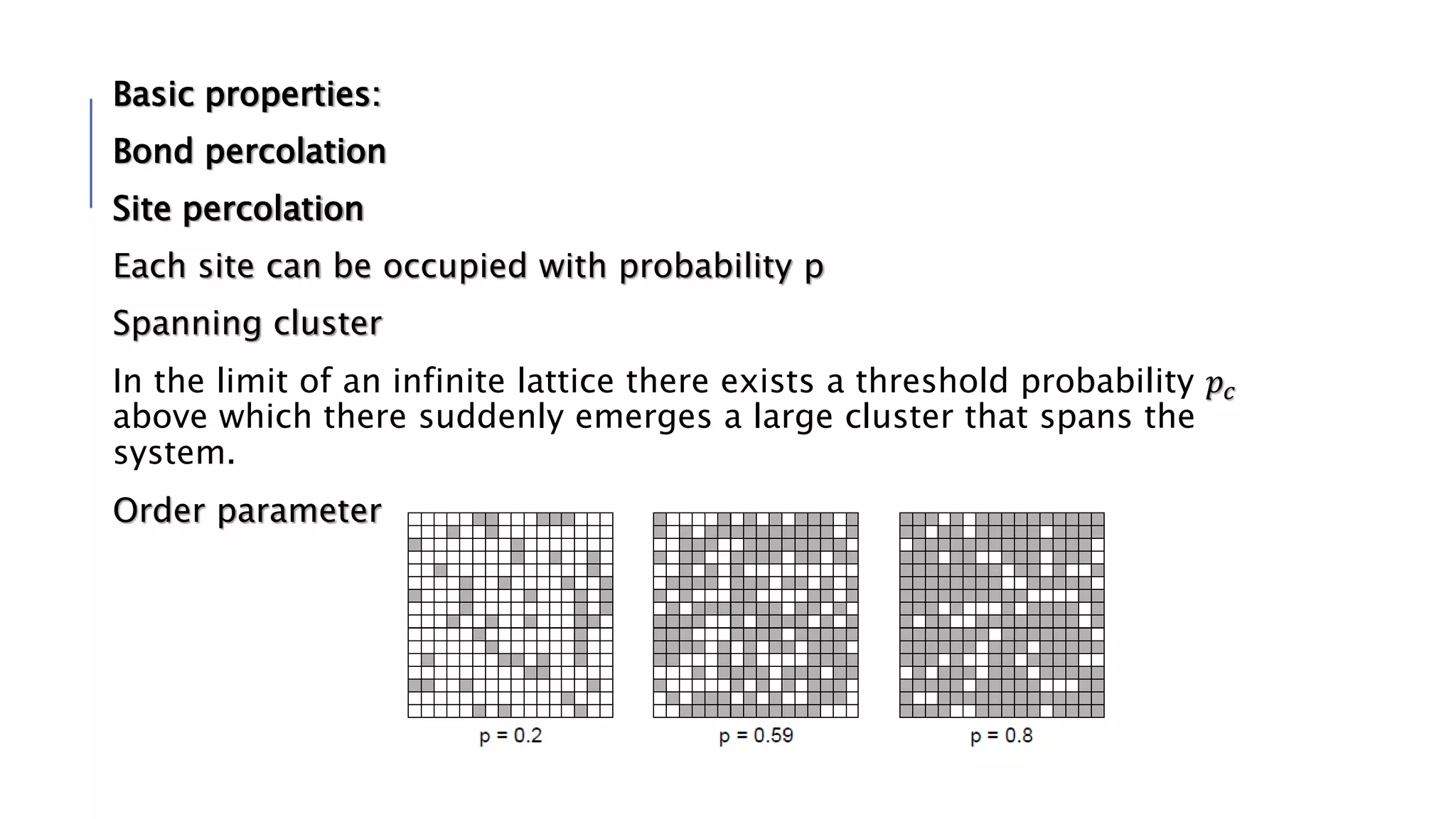 Percolation Model and Controllability | PPT