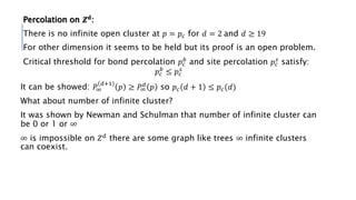 Percolation Model and Controllability | PPTX