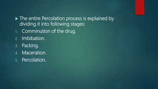 Percolation process. | PPTX
