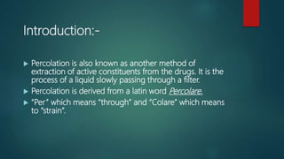Percolation process. | PPT