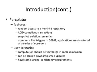 Percolator | PPT