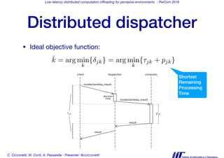 Low-latency distributed computation offloading for pervasive environments | PPT