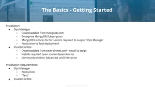 Automating and Managing MongoDB: An Analysis of Ops Manager vs. ClusterControl | PPT