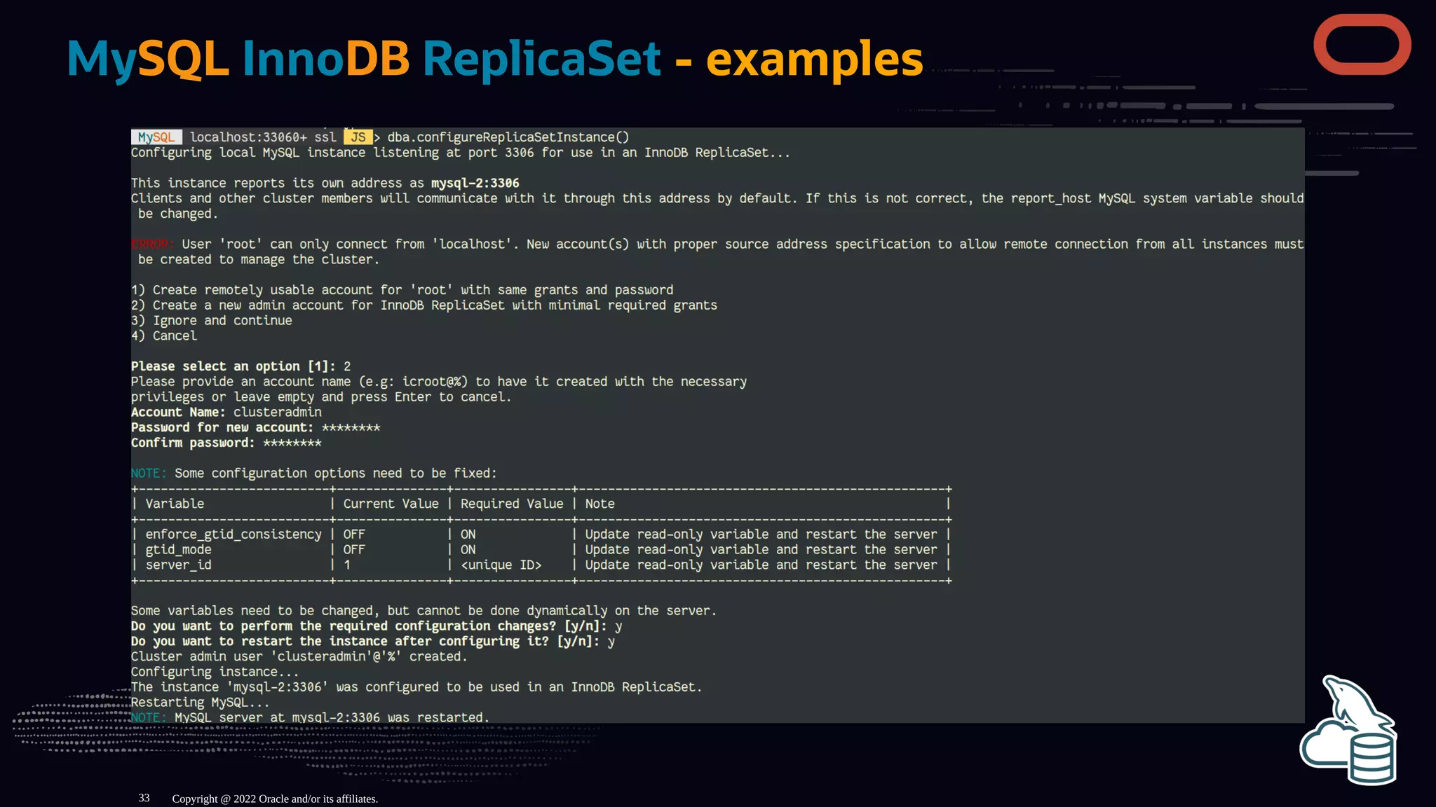 Percona Live 2022 - The Evolution of a MySQL Database System | PPT