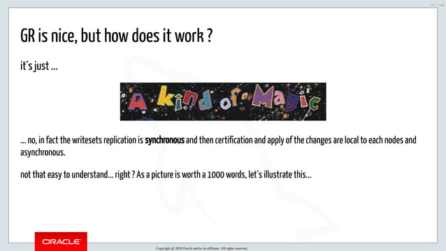 MySQL Group Replication: the magic explained v.2 | PPT
