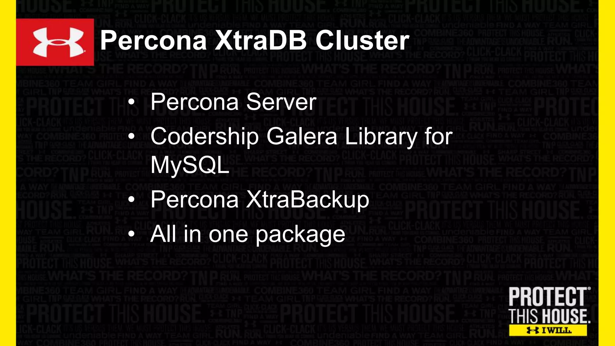 Percona xtradb cluster | PPTX