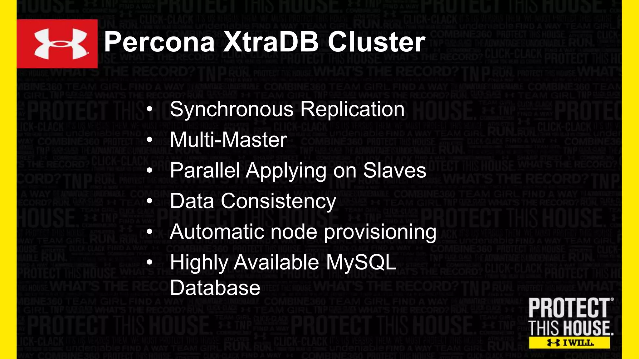 Percona xtradb cluster | PPTX