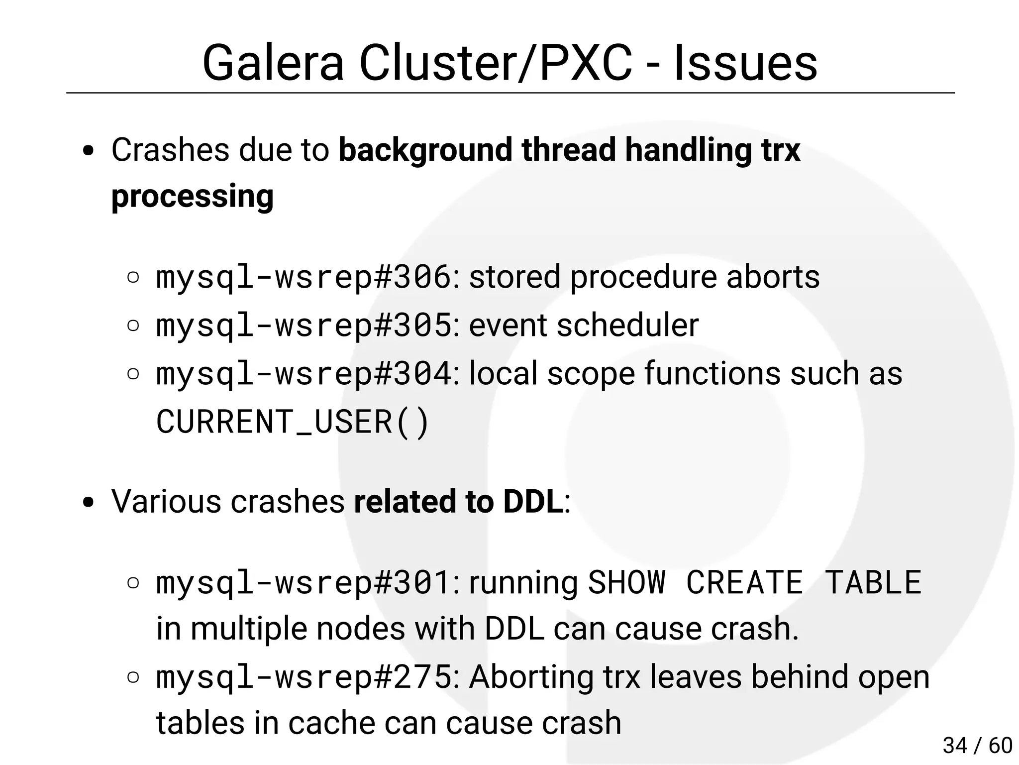 Percona Xtradb Cluster Vs Galera Cluster Vs Mysql Group Replication Ppt