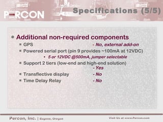 Percon phoenix vehicle mount computer | PPT