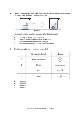 Percubaan upsr 2014 terengganu - sains - bahagian a | PDF