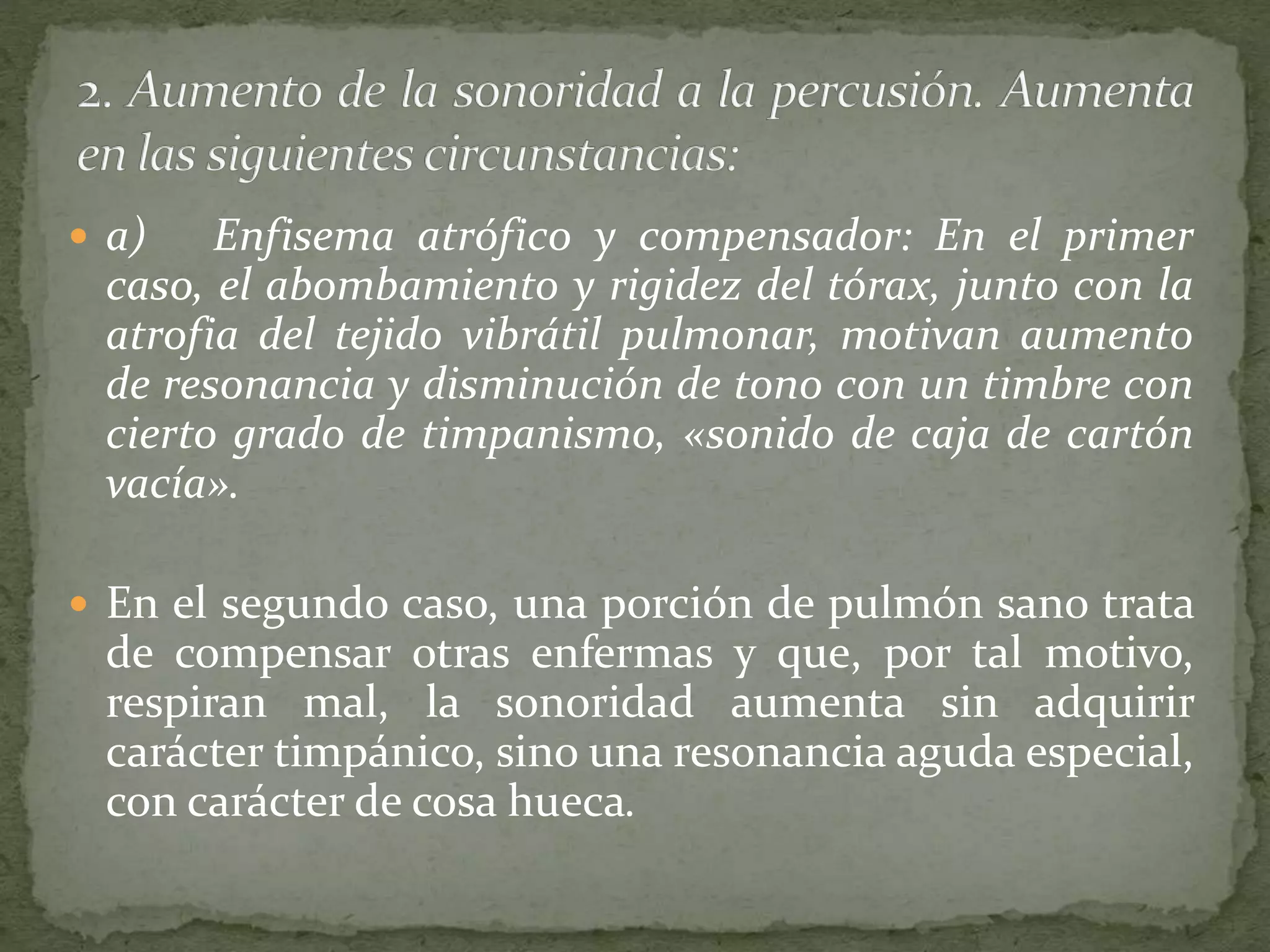 Percusion y Auscultacion de torax | PPTX