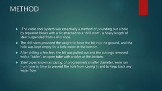 Percussion drilling | PPTX