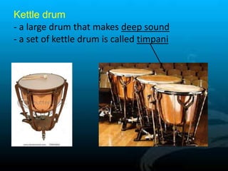 Percussion instruments | PPTX