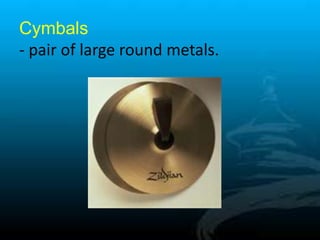 Percussion instruments | PPTX