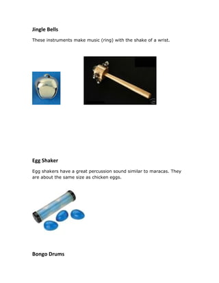 Percussion Musical Instruments Eld | DOC | Music | Entertainment