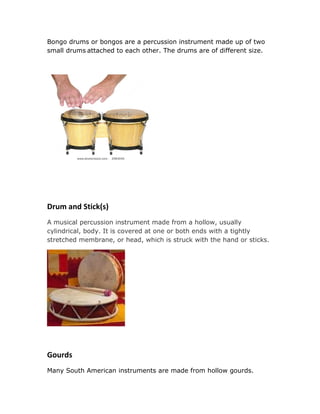 Percussion Musical Instruments Eld | PDF