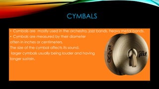 Percussion orchestral instruments | PPTX