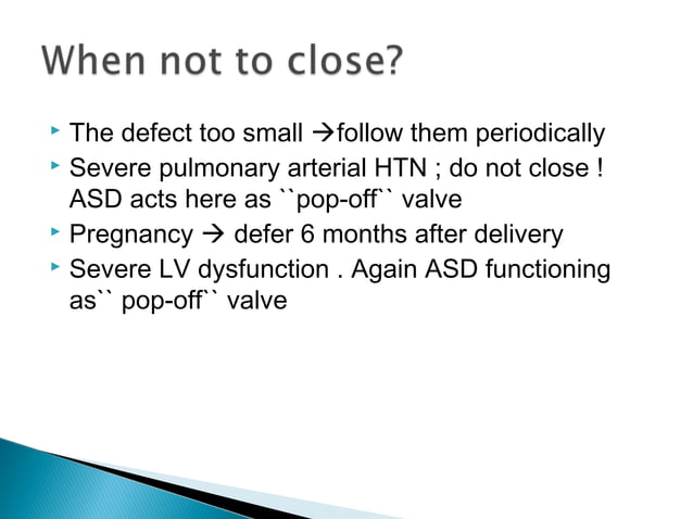 Percutaneous closure of atrial septal defect 3 | PPT | Heart and ...