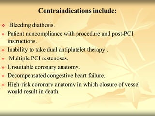 Percutaneous coronary intervention | PPT