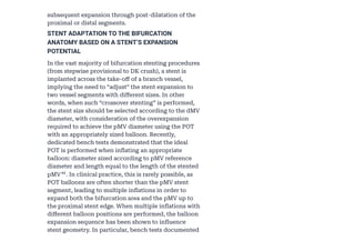 Percutaneous coronary intervention for bifurcation coronary lesions ...
