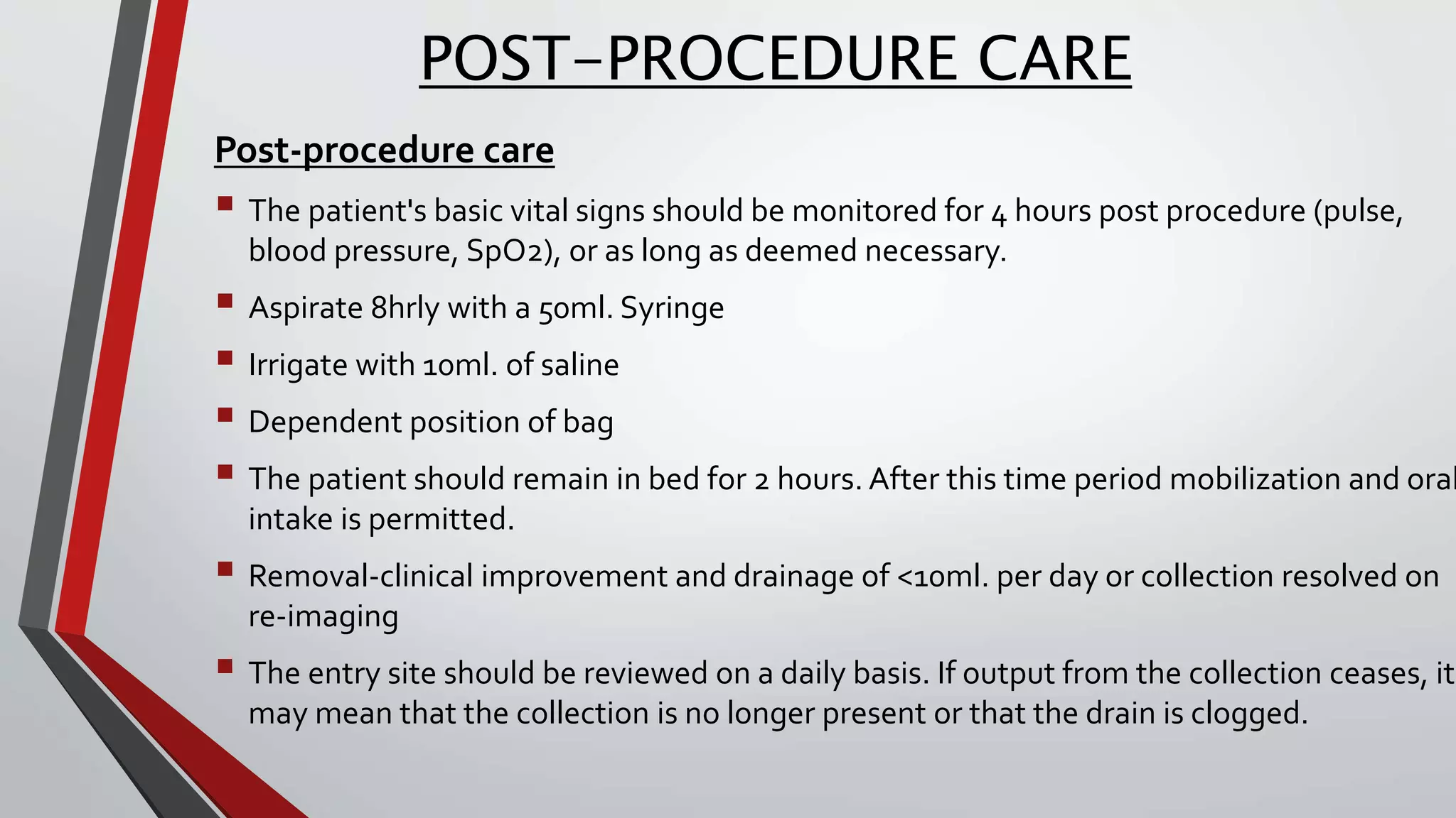 Percutaneous Drainage of Abscess and Post Operative Collections | PPTX