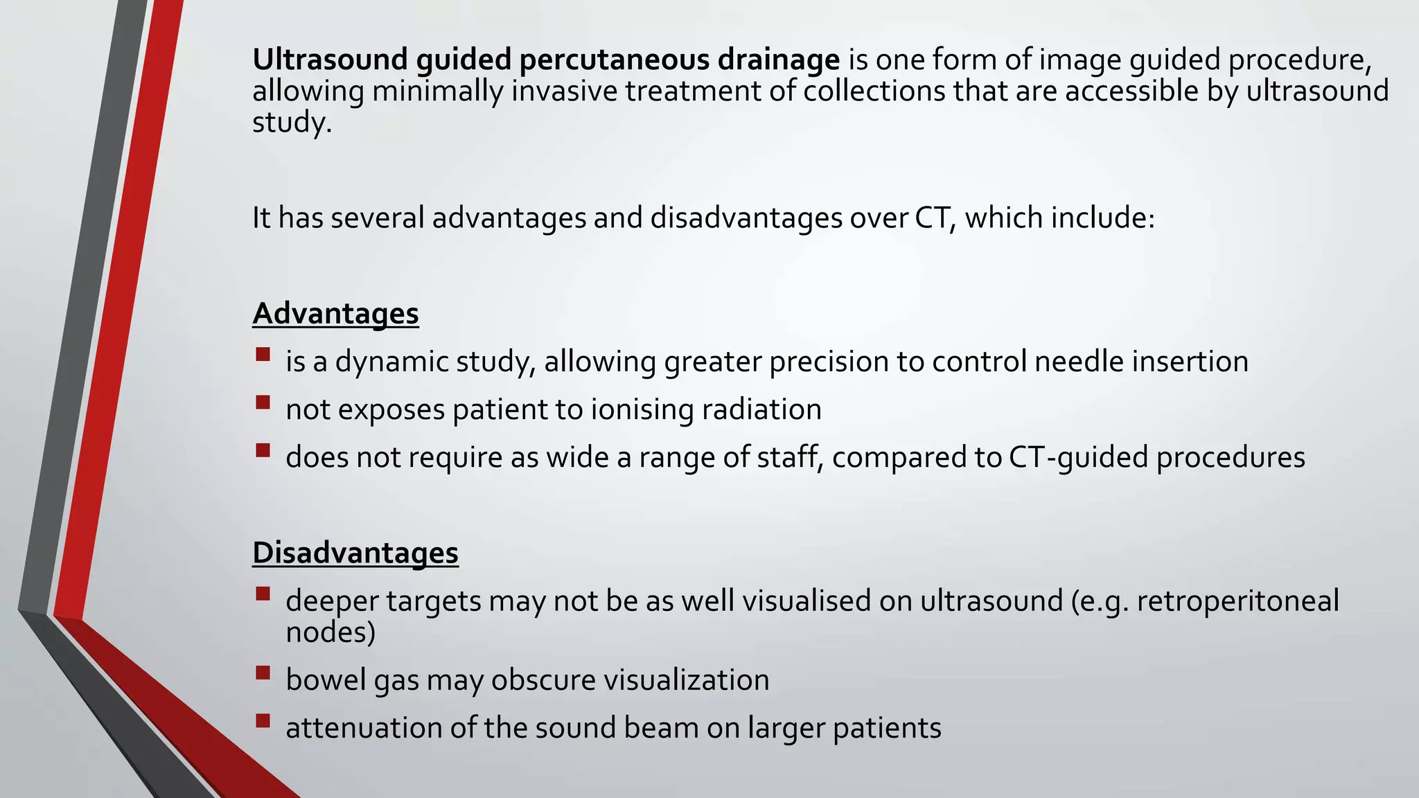 Percutaneous Drainage of Abscess and Post Operative Collections | PPTX