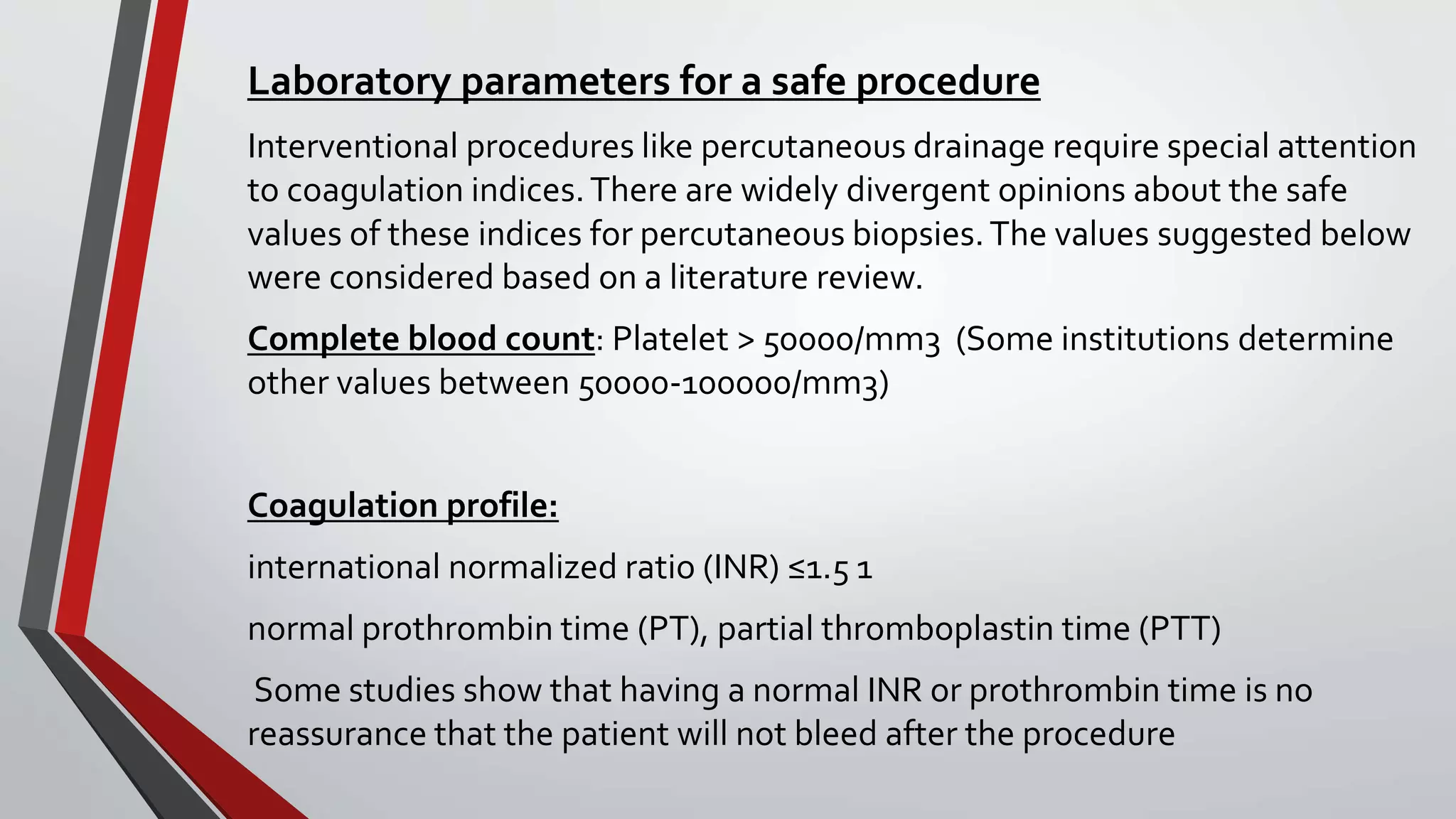 Percutaneous Drainage of Abscess and Post Operative Collections | PPTX