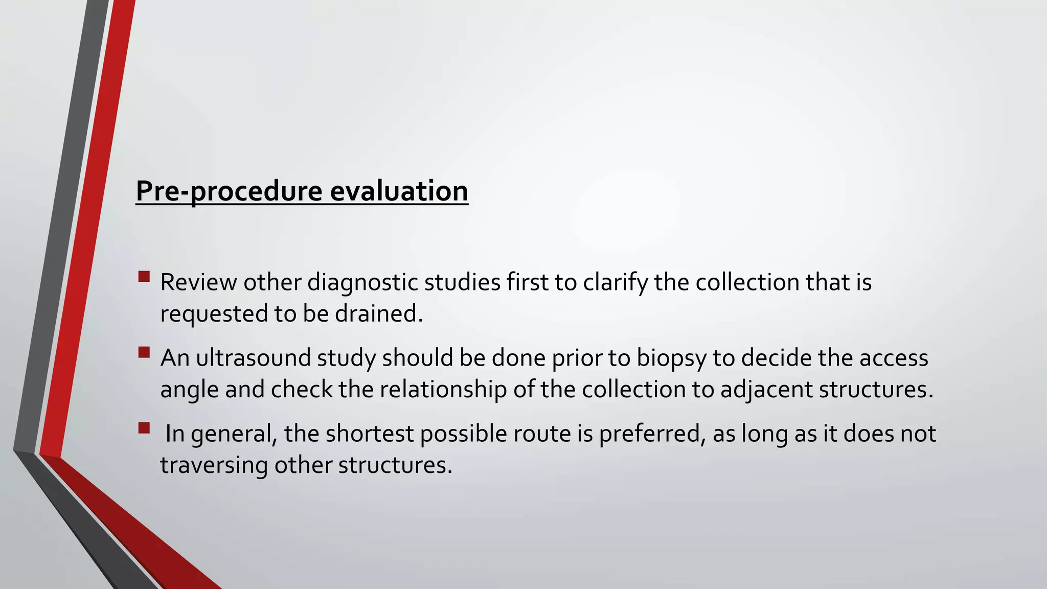 Percutaneous Drainage of Abscess and Post Operative Collections | PPTX