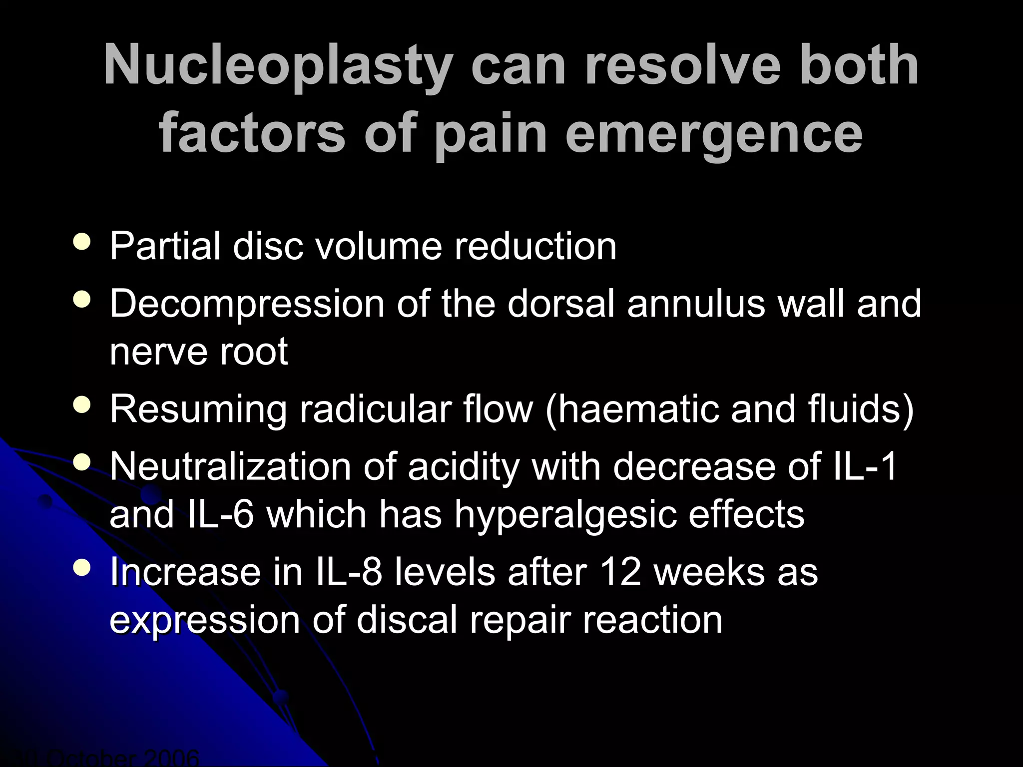 Percutaneous lumbar nucleoplasty | PPT