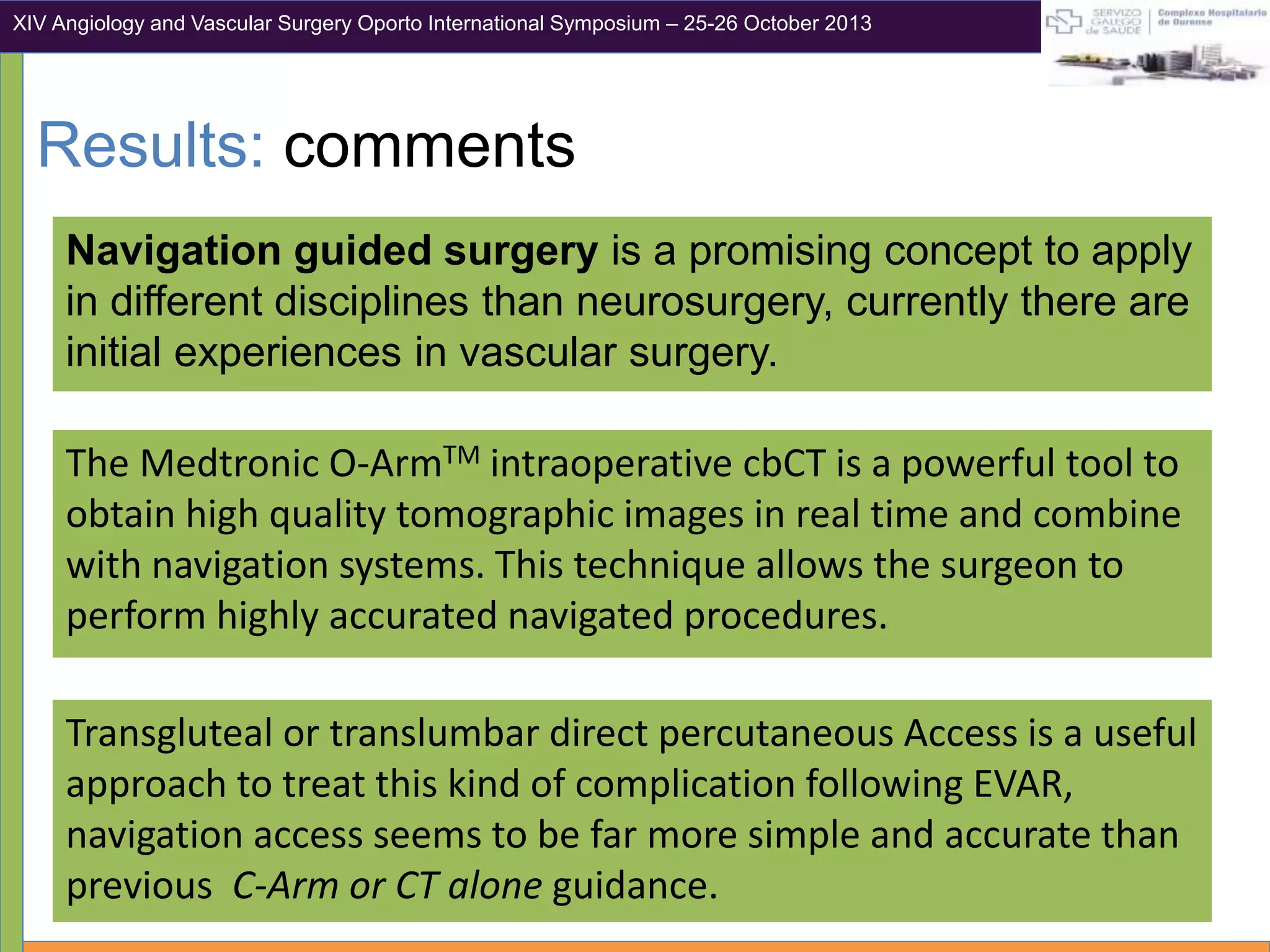 Percutaneous navigated embolization | PPTX