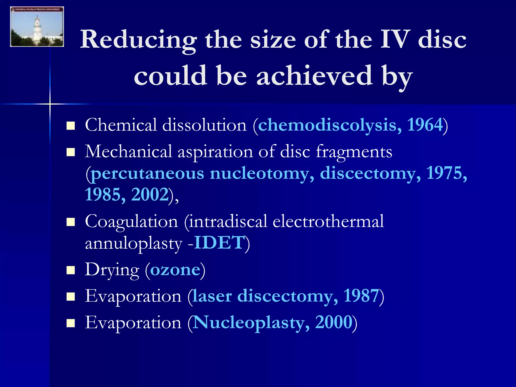 Percutaneous nucleoplasty | PPSX