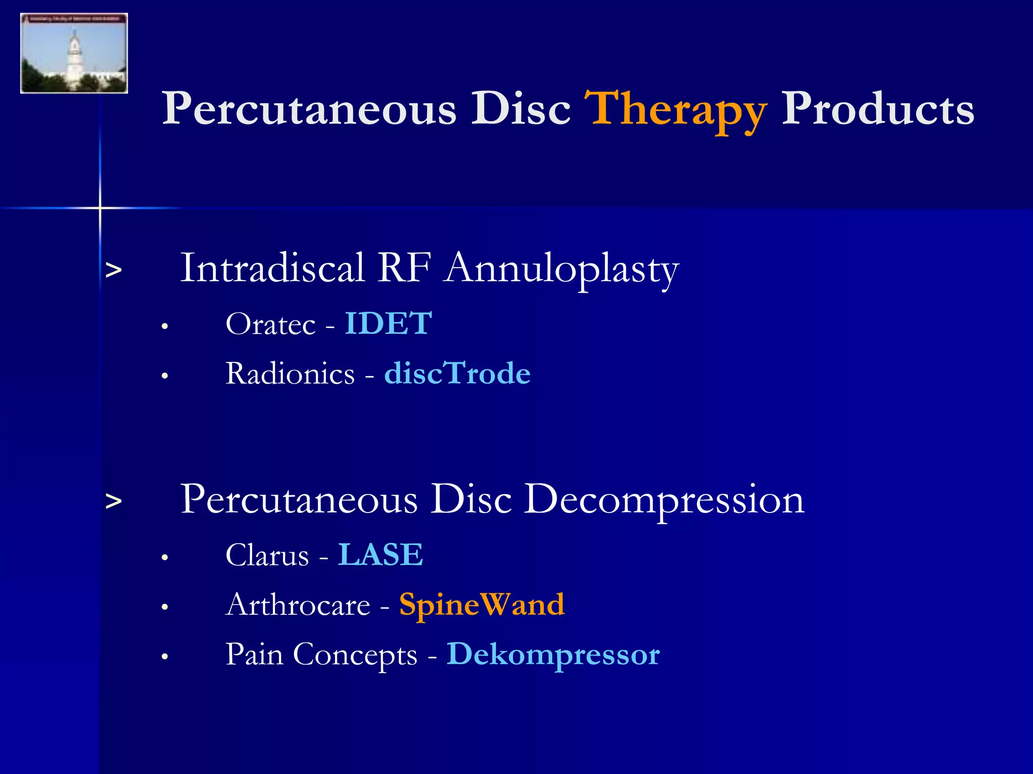 Percutaneous nucleoplasty | PPSX