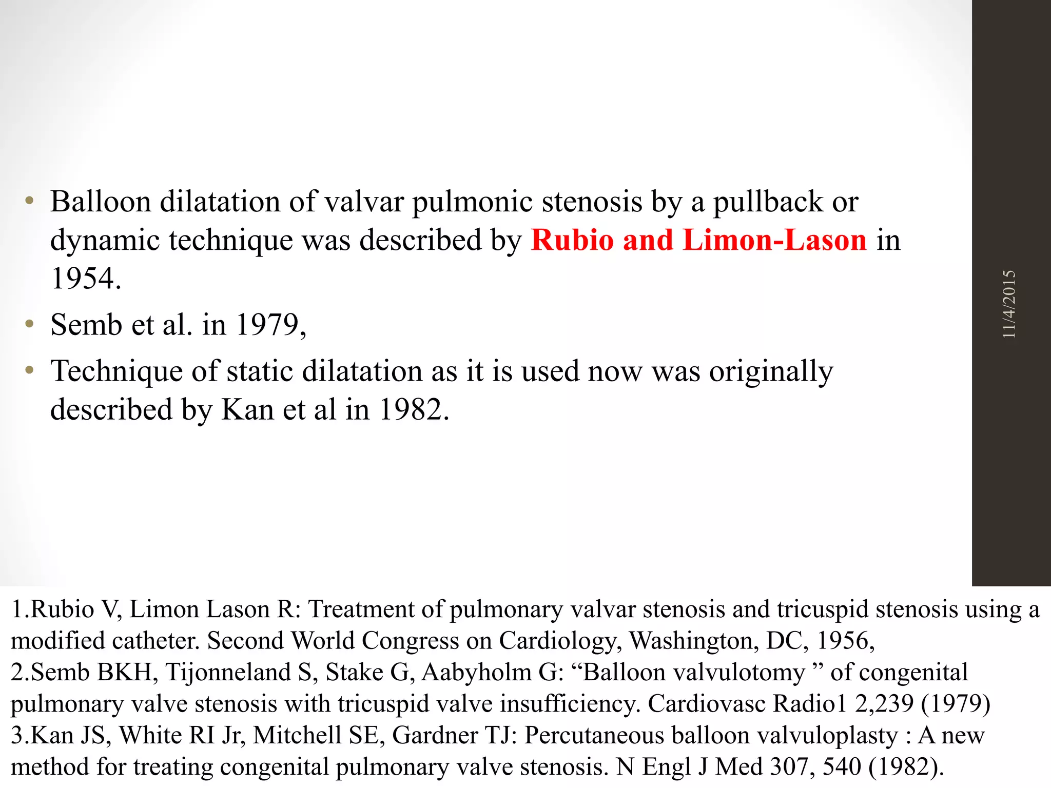 Percutaneous Pulmonary Valve Interventions | PPTX