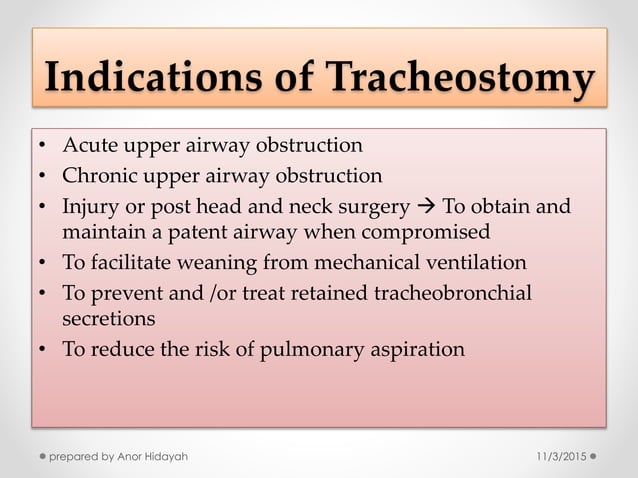 Percutaneous tracheostomy | PPTX